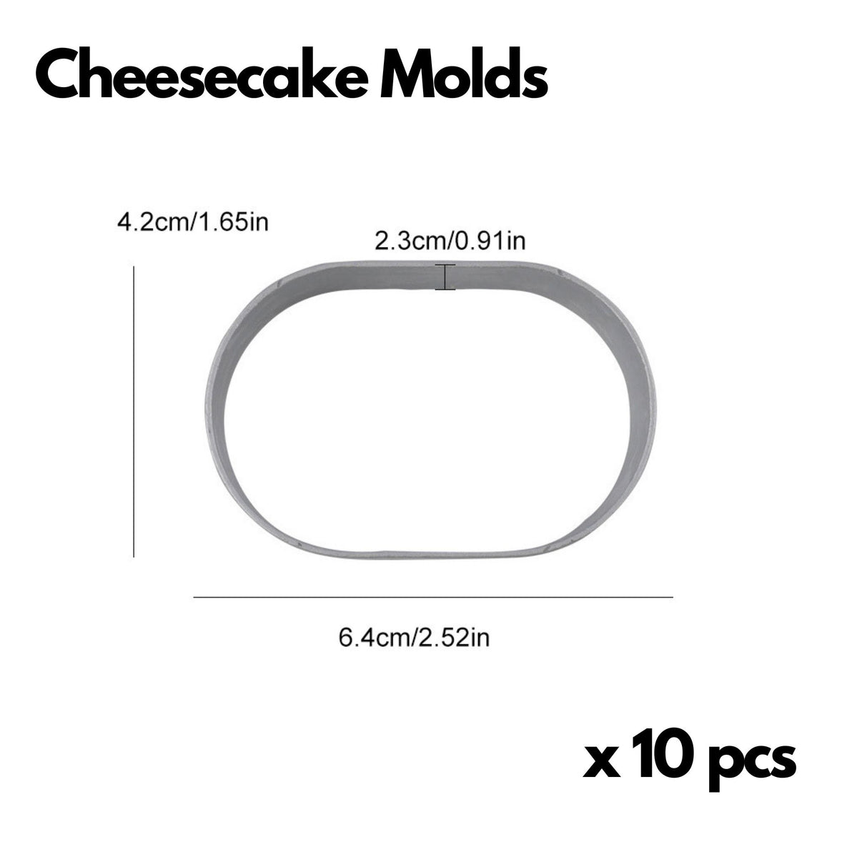 Japanese Cheesecake Molds | Oval Cheese Cake Rings | MolalaCook